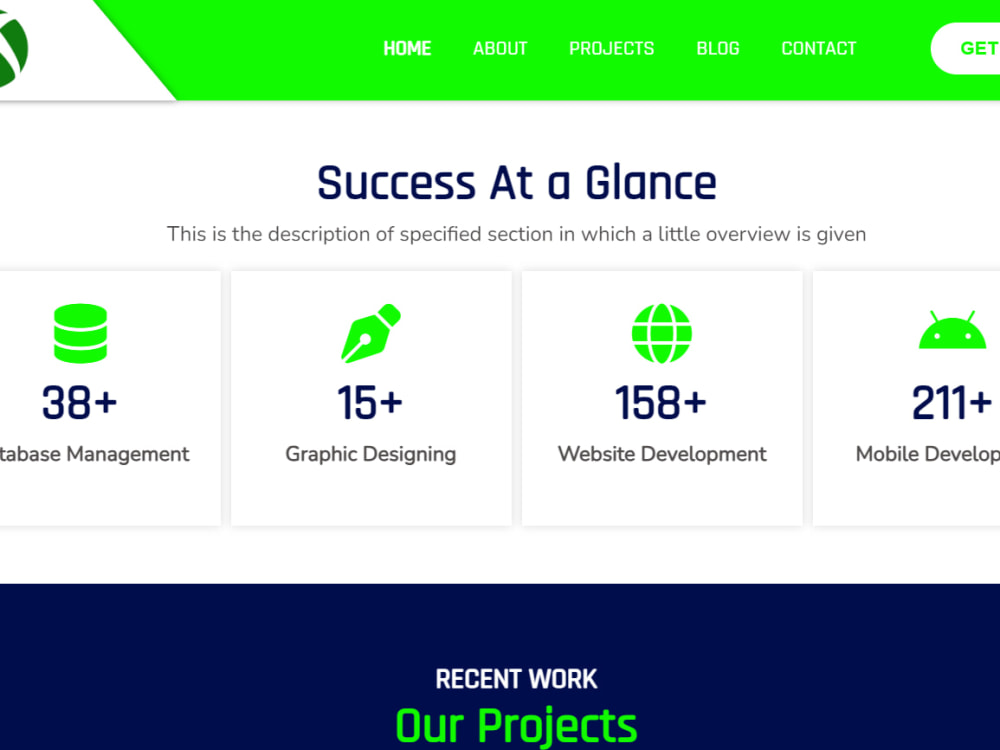 Customizable responsive business website with admin dashboard | Upwork