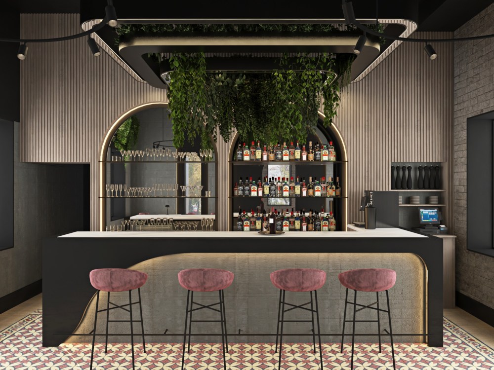 A restaurant/cafe design with realistic renders | Upwork