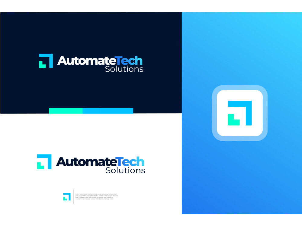 A modern flat tech, app, saas, ai,platform software logo | Upwork