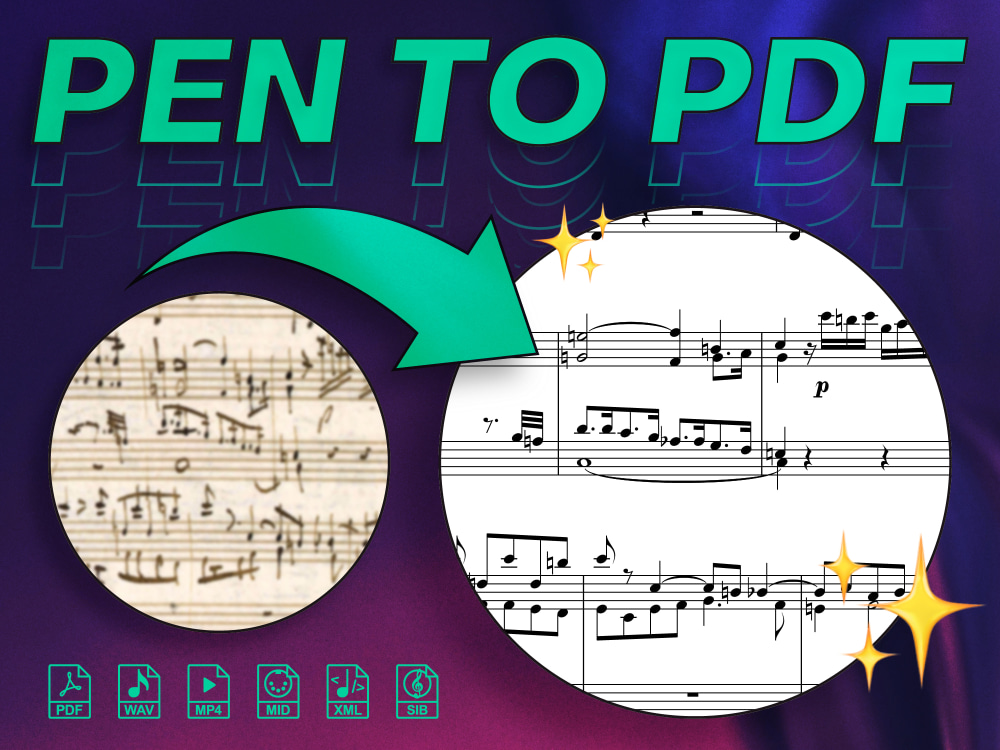PDF Transcriptions From Any Handwritten Music | Upwork