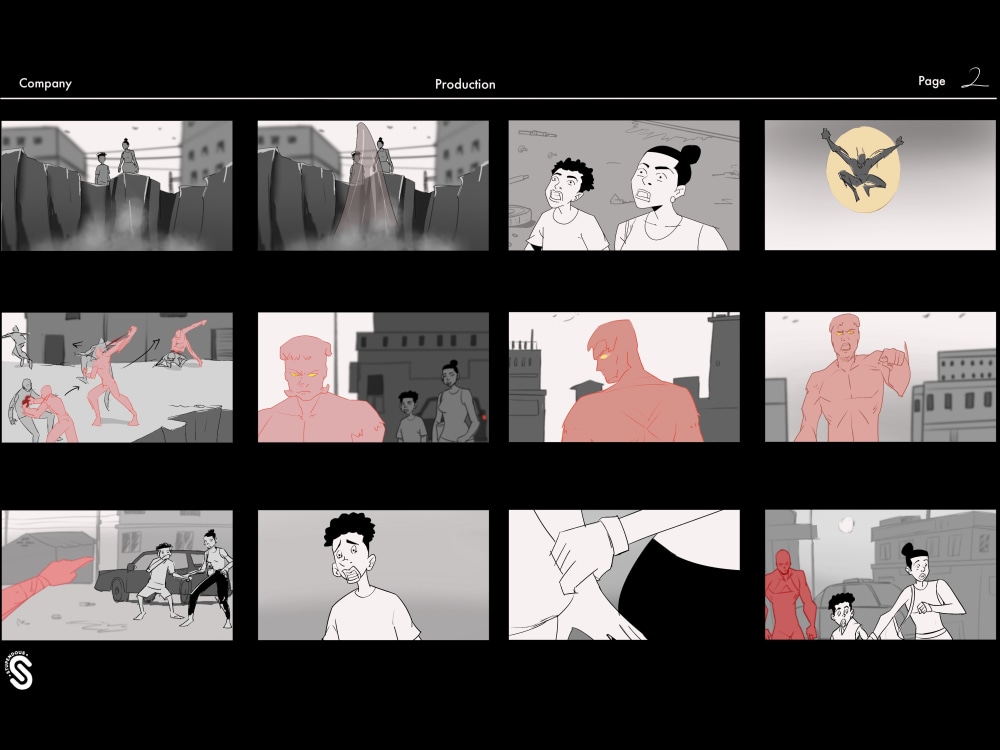 A professional storyboard and animatics | Upwork