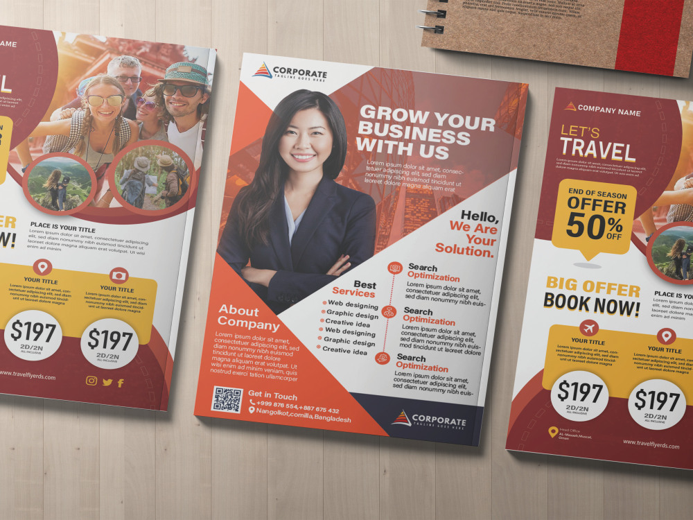 Simple trendy and attractive flyer design for your business | Upwork