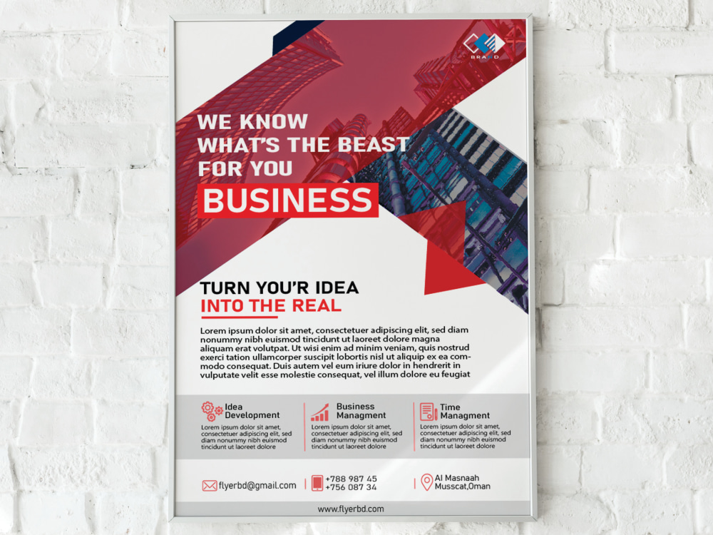 Simple trendy and attractive flyer design for your business | Upwork