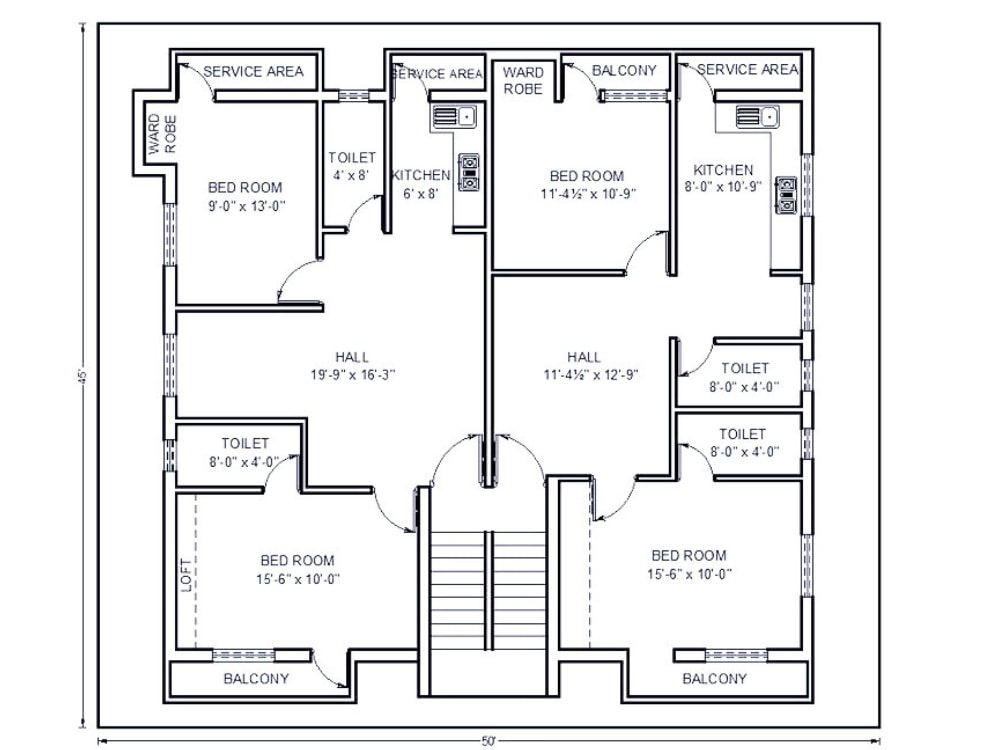 Professional AutoCAD 2D Floor plan design | Upwork
