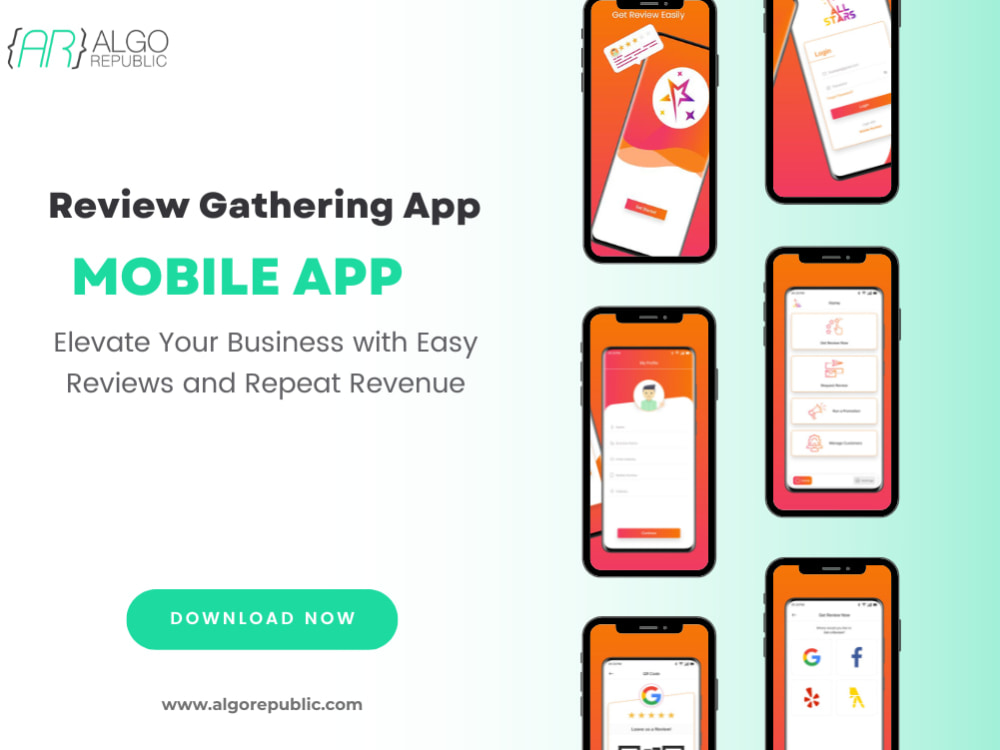 Review Gathering & Customer Engagement App | Upwork