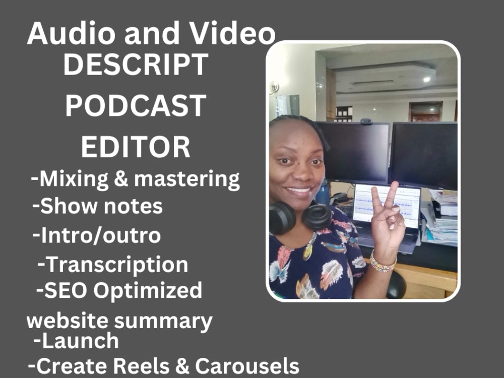 Full Podcast Management |Edit Video & Audio | Social Media Assistance ...