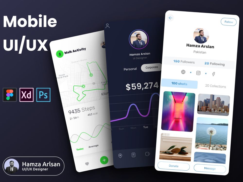 Mobile app UI UX design for ios and android | Upwork
