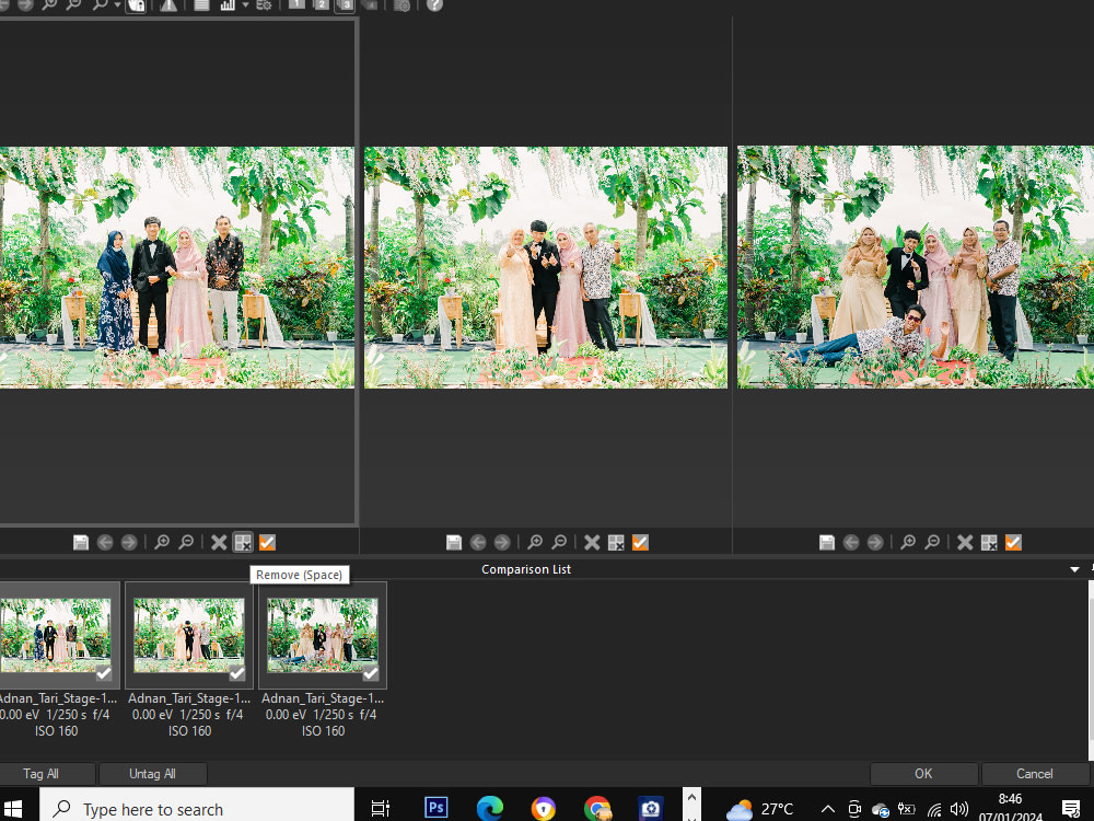 Culling & batch photo cropping for wedding | Upwork
