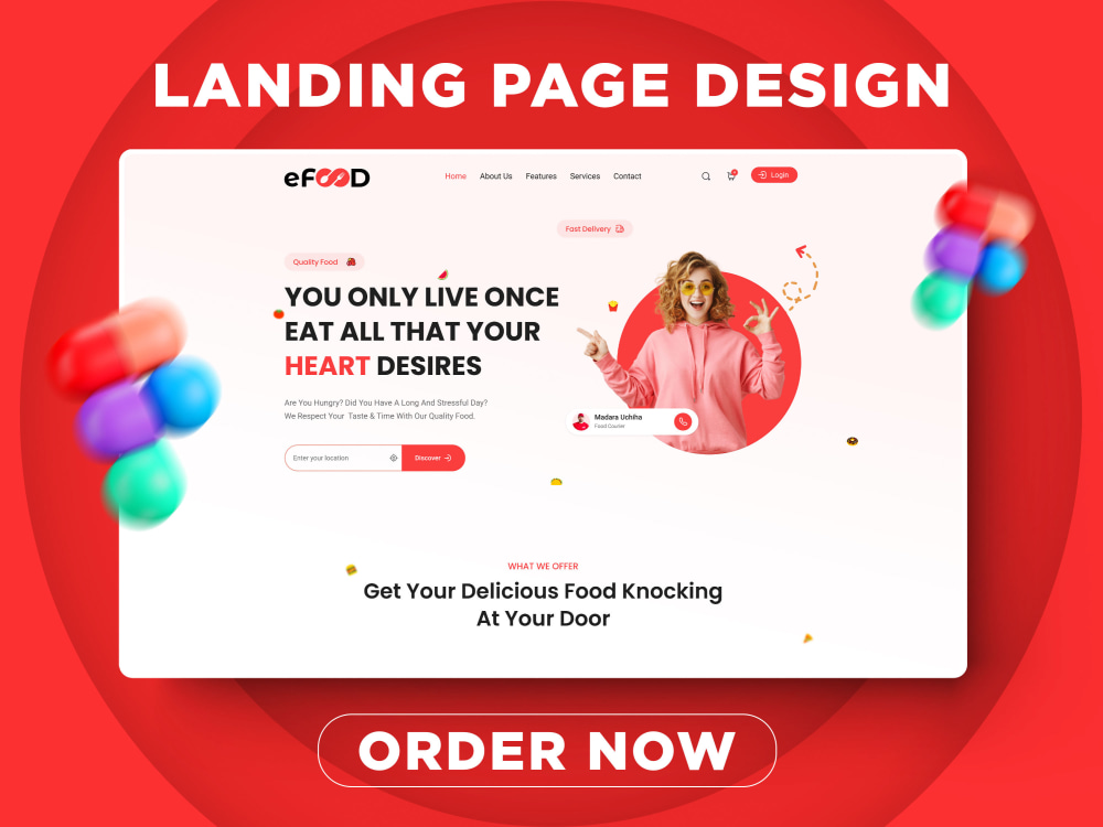 Figma designer for landing page design, figma landing page, homepage ...