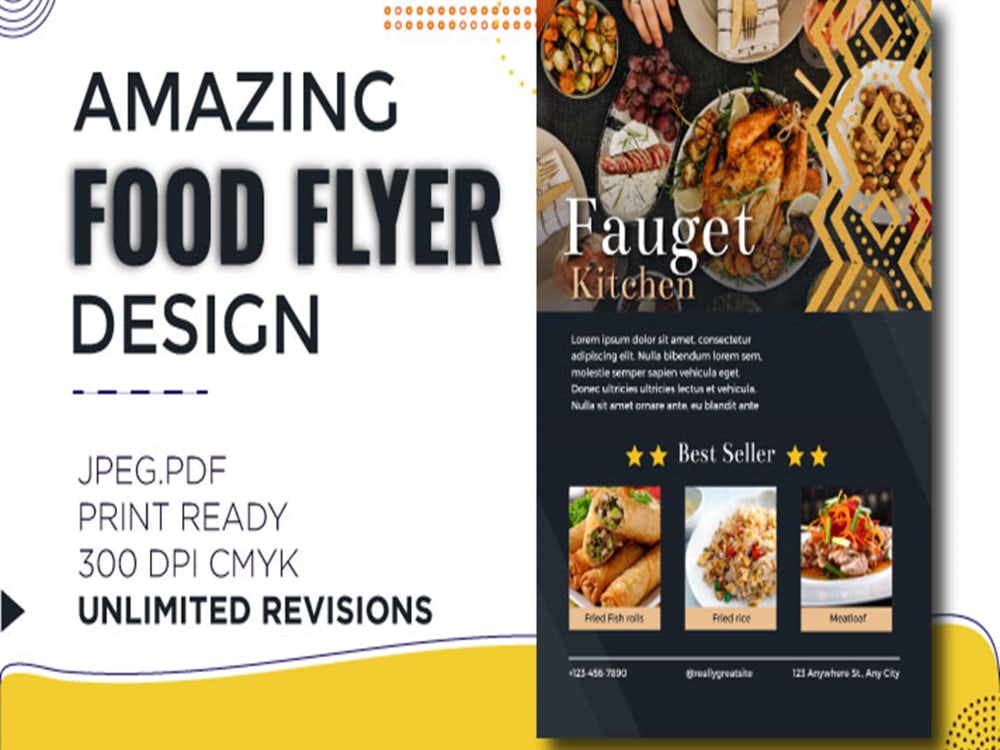 Eye-catching food menu, restaurant menu and menu design | Upwork