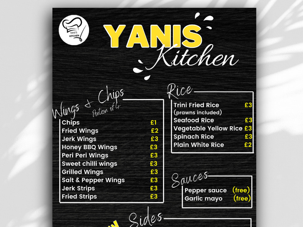 Eye-catching food menu, restaurant menu and menu design | Upwork