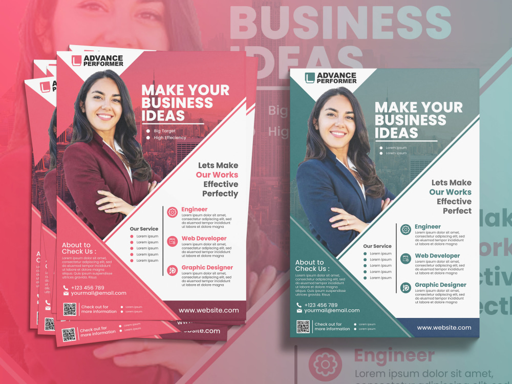 Attractive flyer, poster, banner, design for your business | Upwork