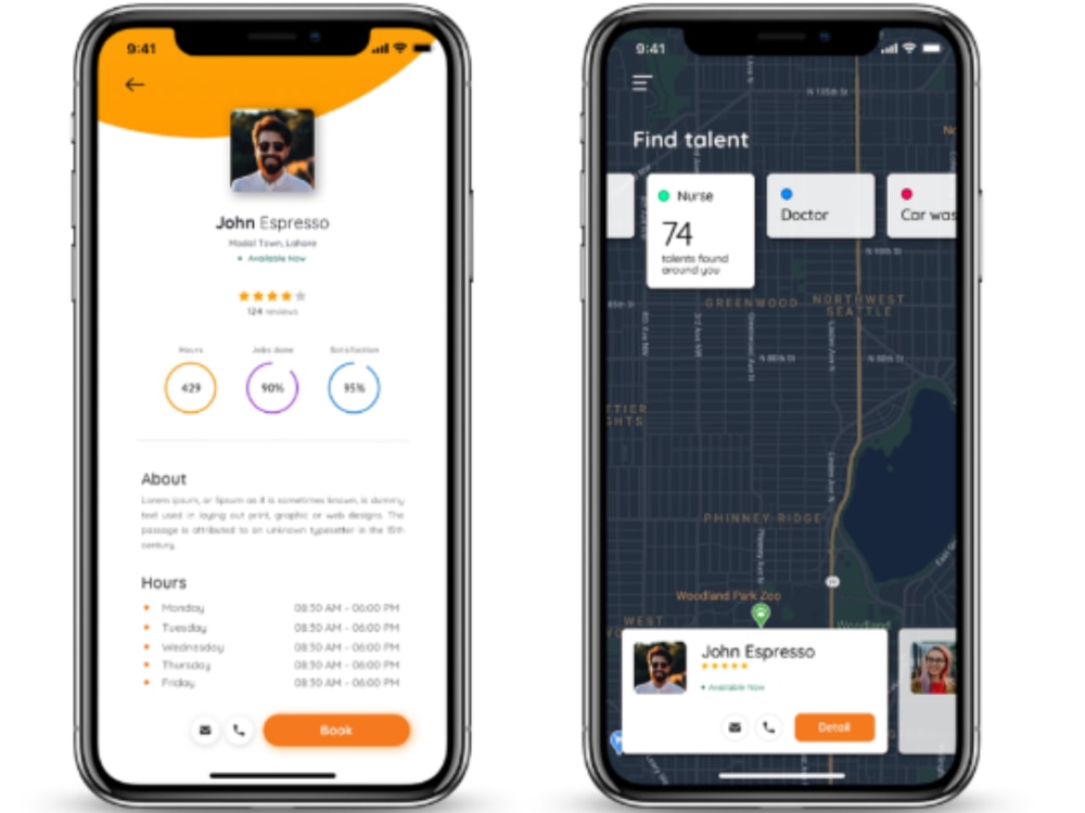 A Stunning UI Web and Mobile App Design | Upwork