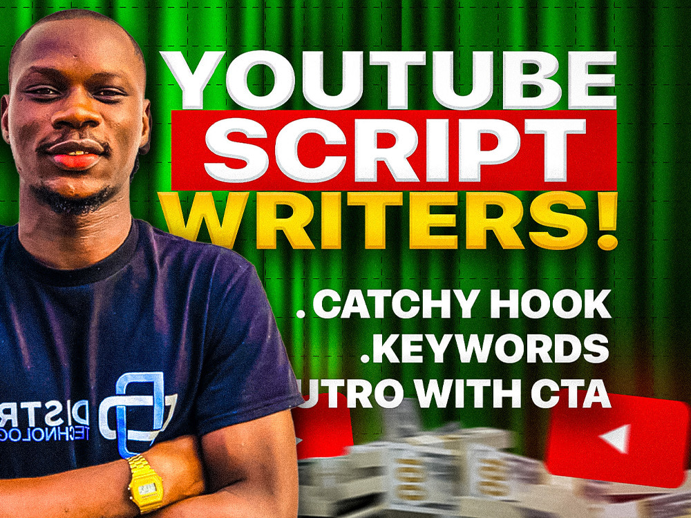 An engaging script writing for your youtube video | Upwork