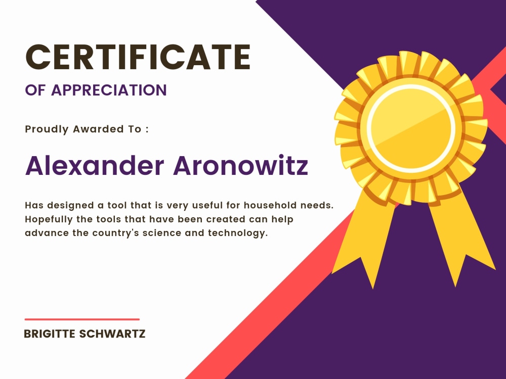 Do certificate design, gift certificate, certificate of award | Upwork