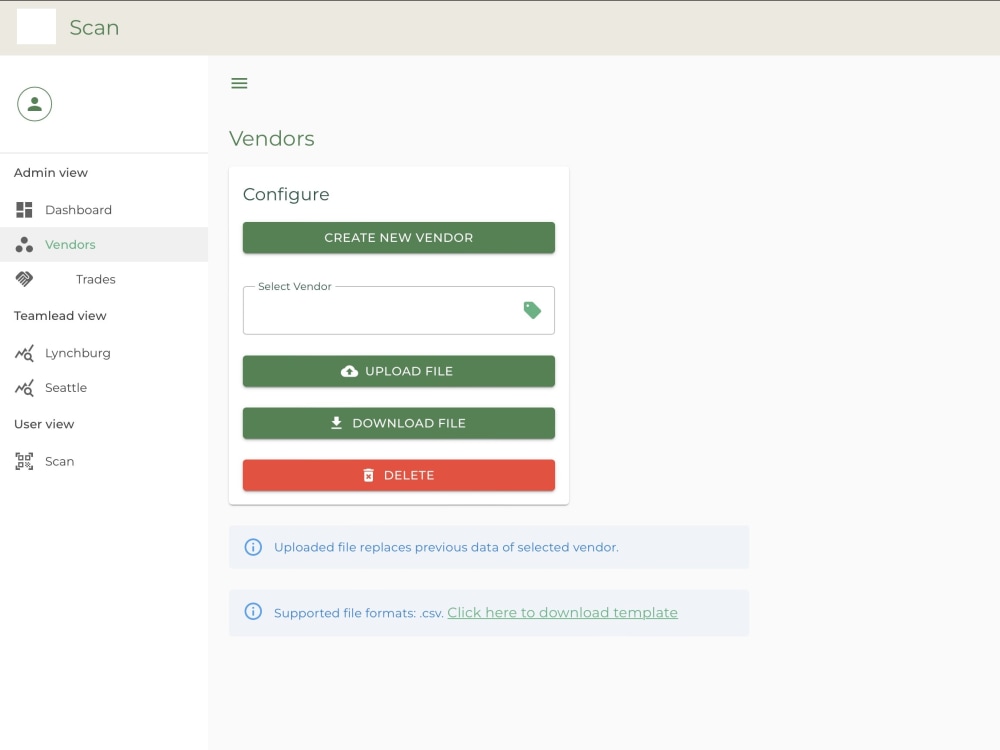 A modern looking Web application | Upwork