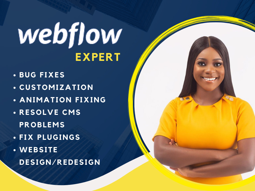 Responsive Weblow Website | Webflow development | Webflow Expert | Upwork