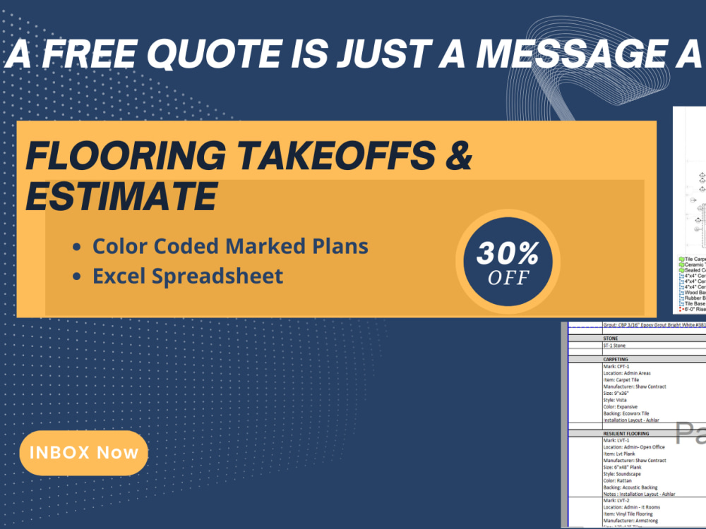 A detailed & accurate flooring takeoff and cost estimate | Upwork