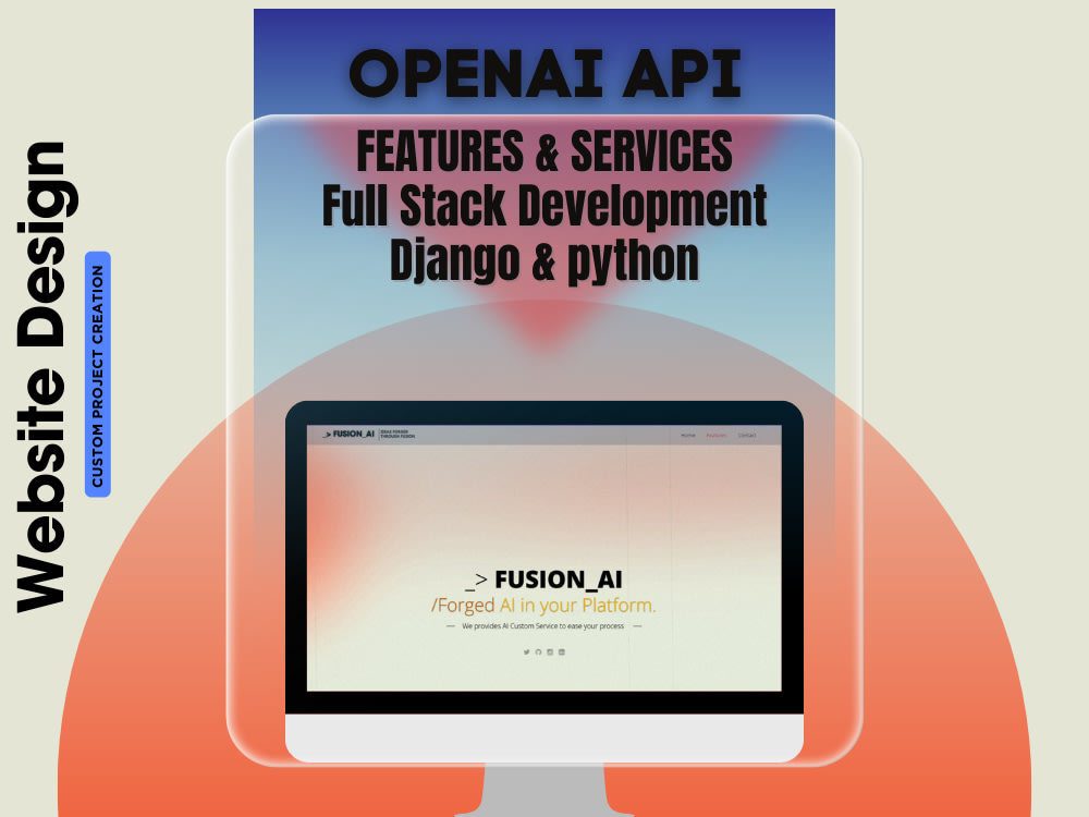 Landing page generator , Q&A and Image generator website using OpenAI ...