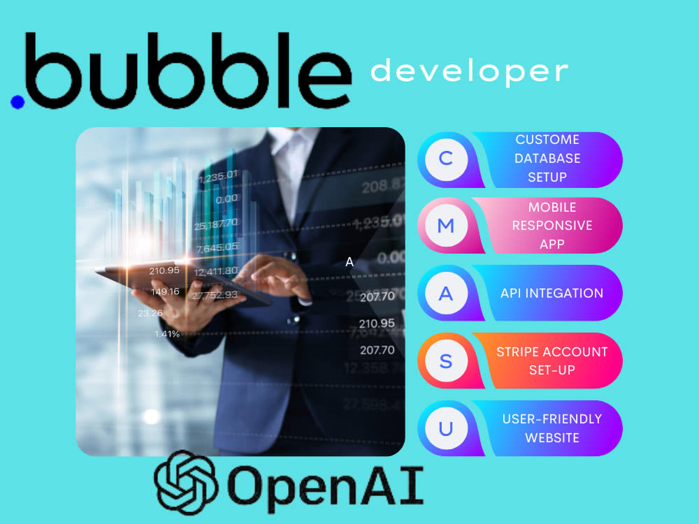 Api integration, ai web app, bubble saas app, bubble mvp | Upwork