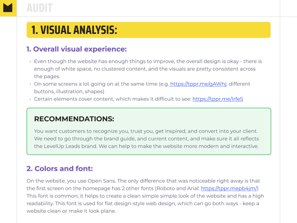 Website audit that will help you to elevate your Digital Presence! | Upwork