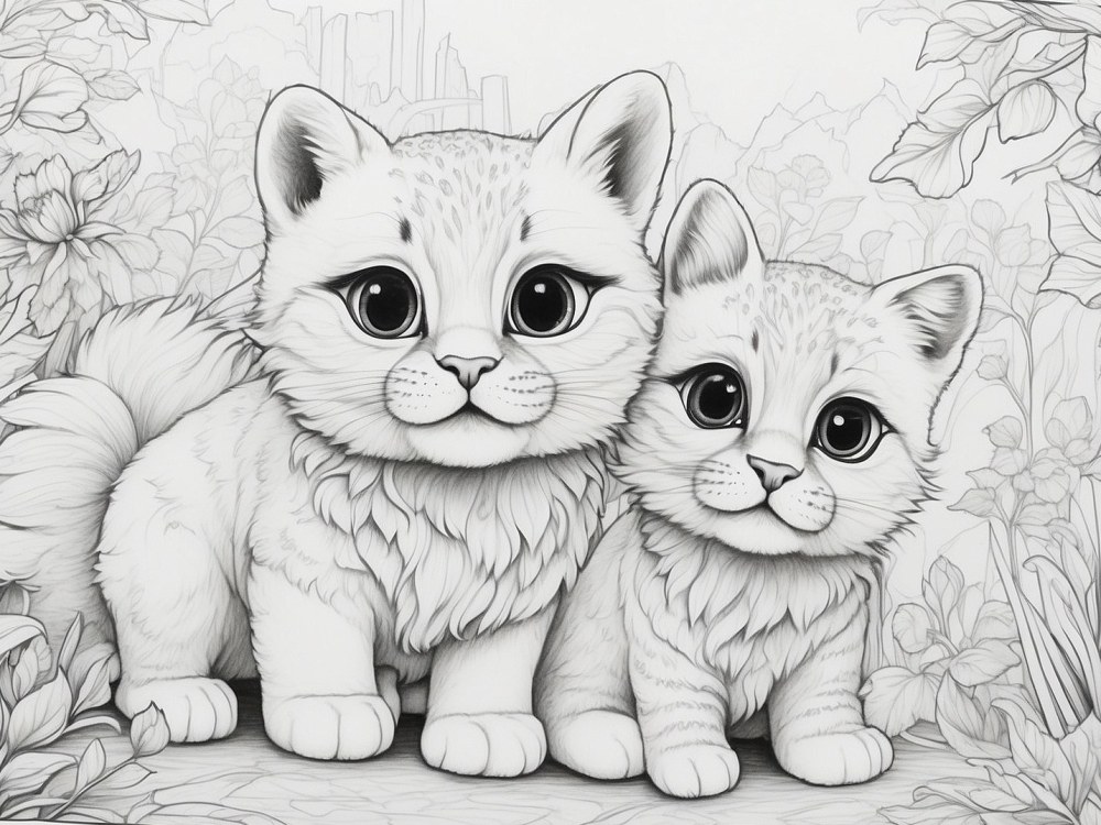 5 cute kids coloring book pages | Upwork