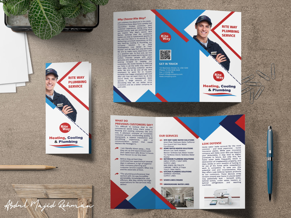A Top Quality Brochure | Flyer | Pamphlet | Poster Design | Upwork