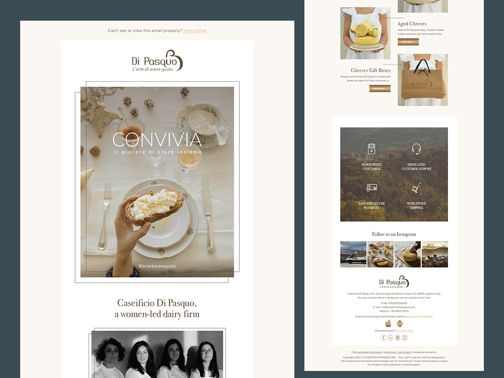 Graphic Design Email, Email Design Mailchip, HTML Email Design, ui ...