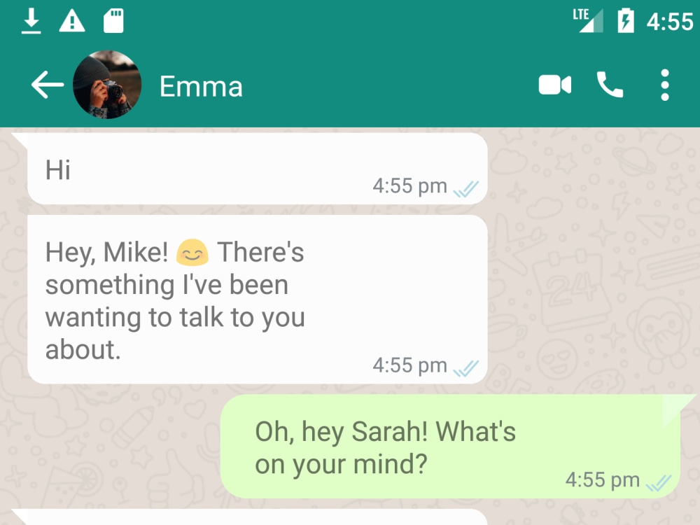 Create Hilarious Fake WhatsApp Conversations | Upwork