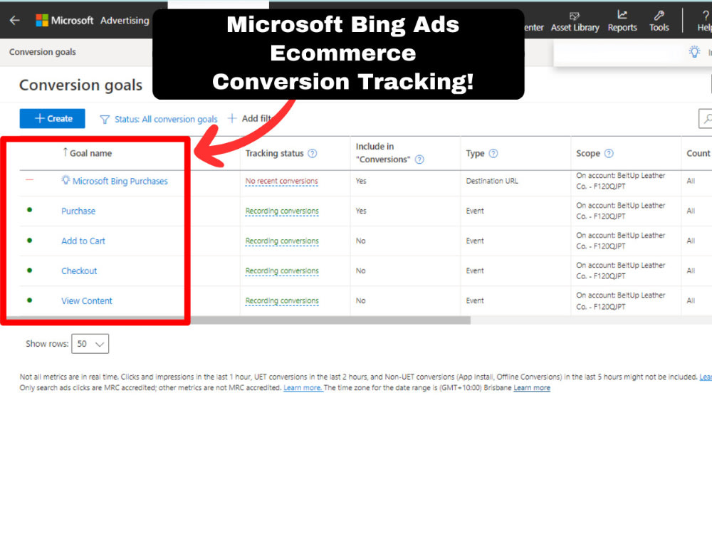 Microsoft bing ads conversion tracking for ecommerce or lead Conversions | Upwork