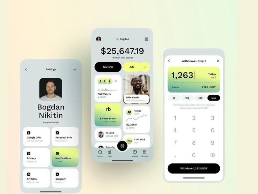 A custom mobile App UI design concept for your brand | Upwork