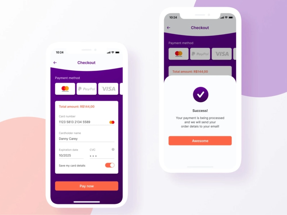 A custom Mobile App UI design | Upwork