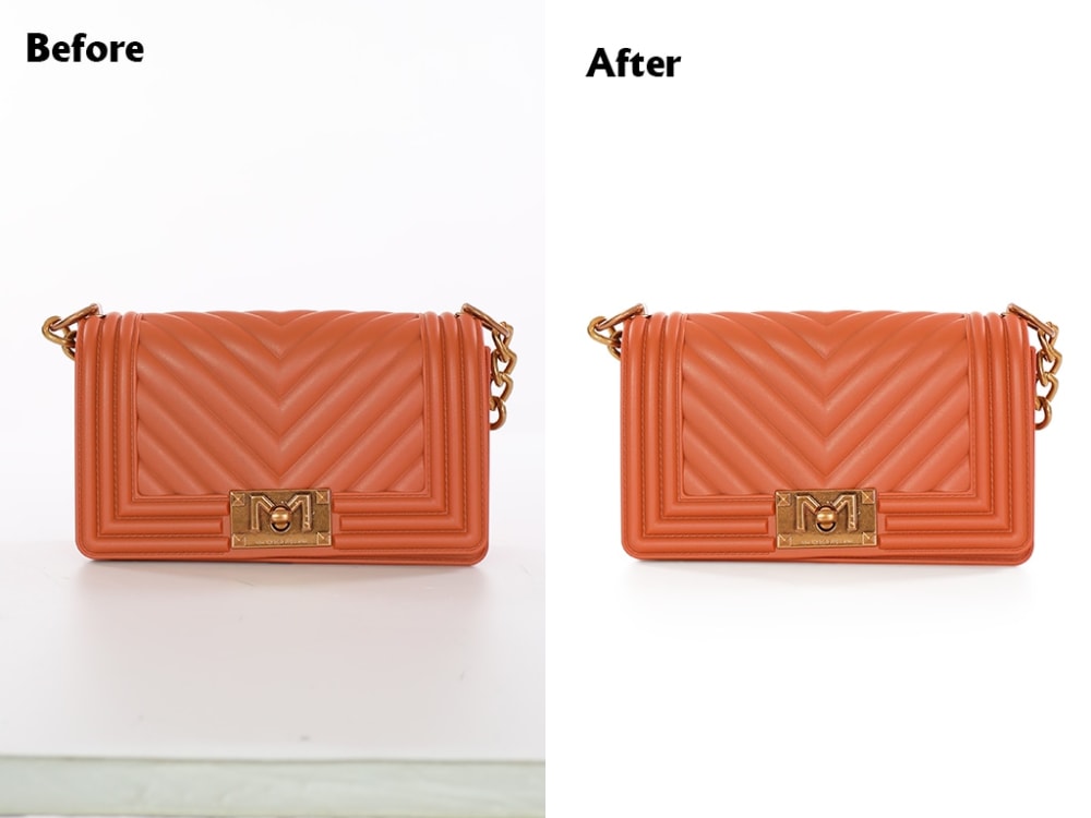 Product photo retouching clean up background remove add shadow resize ...