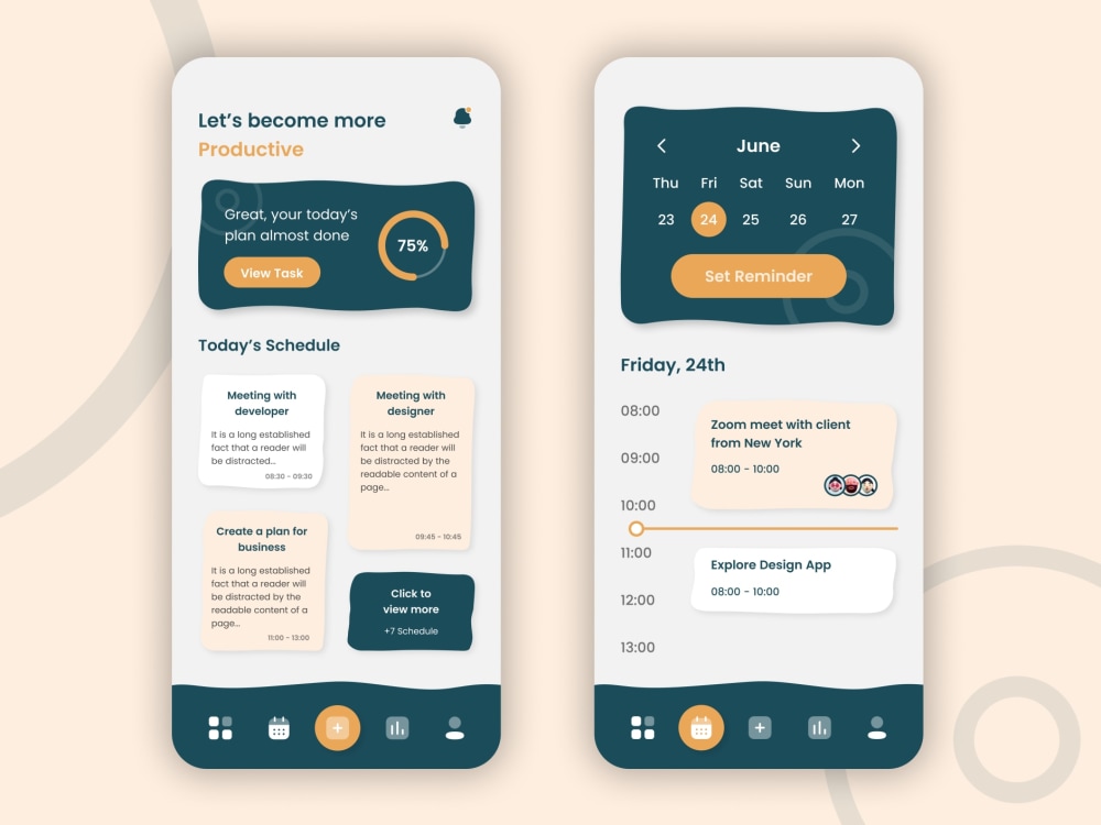 Morden app design for ios and android mobile | Upwork
