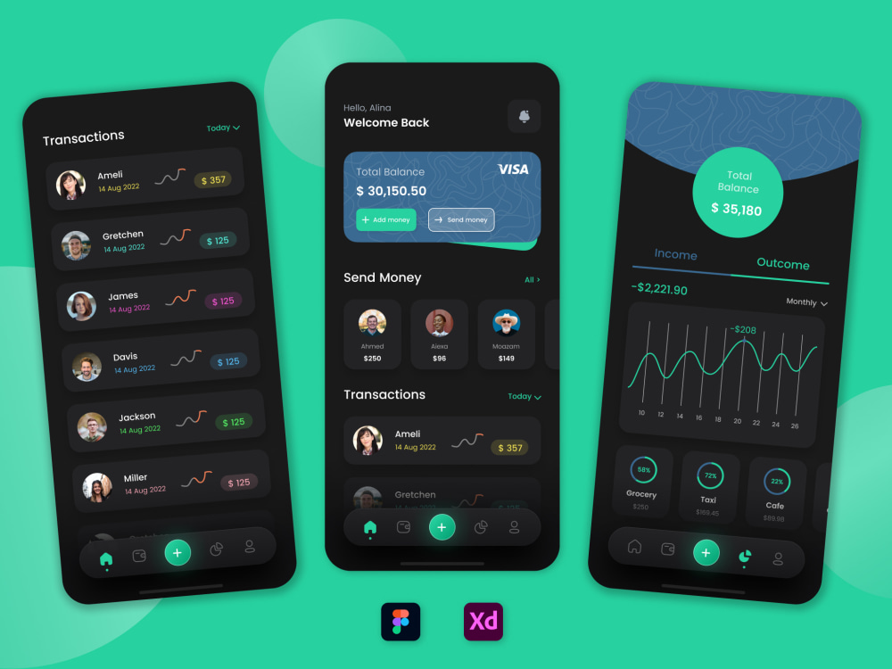 Morden app design for ios and android mobile | Upwork