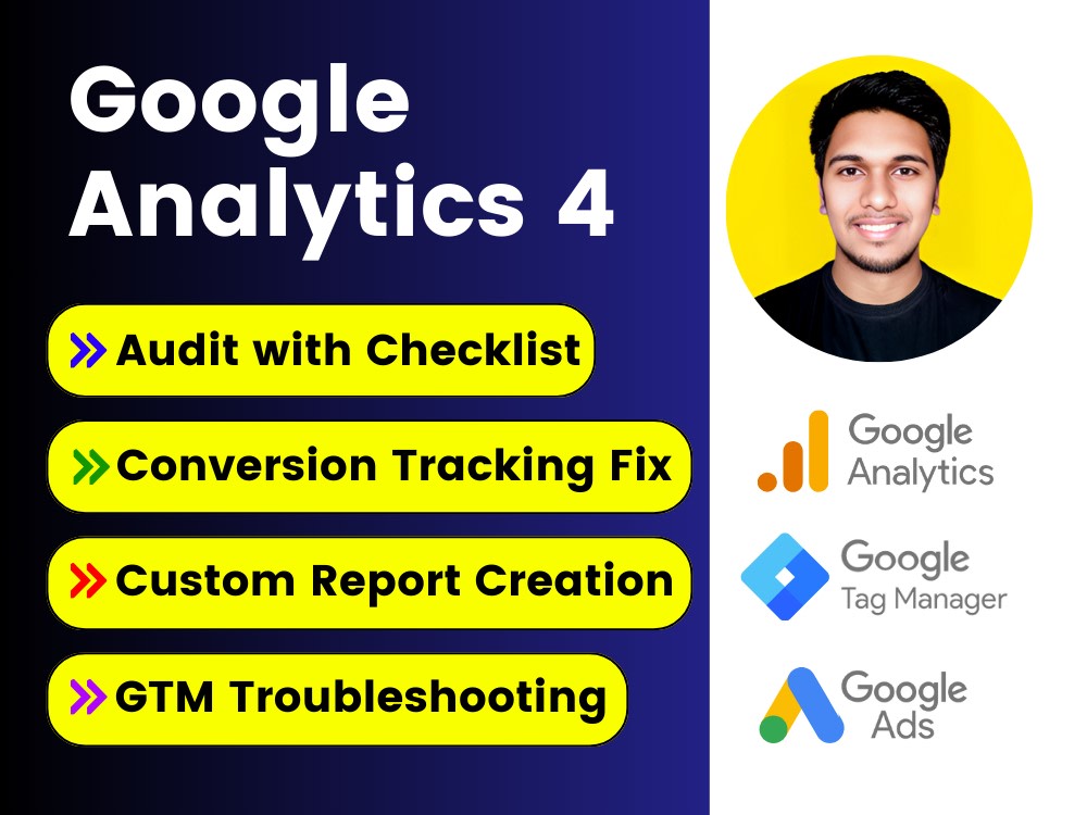Ga4 audit, conversion tracking fix, and custom analytics reports setup ...