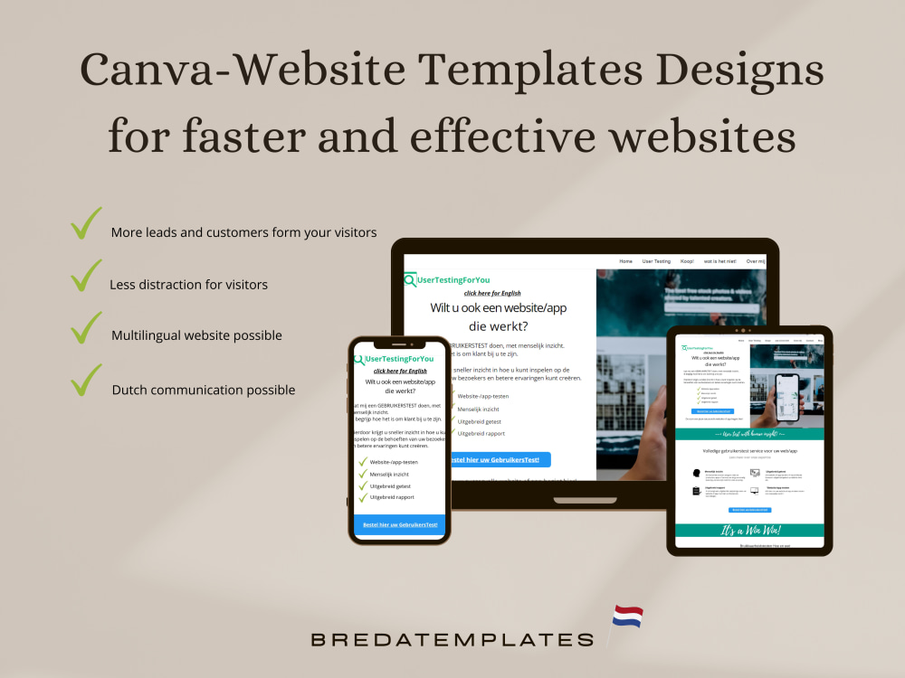 A Canva Website templates for an effective website! | Upwork