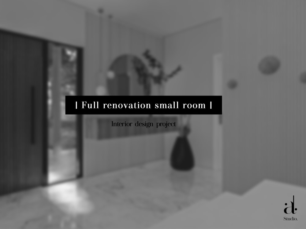 A stunning and professional interior design for a small room. | Upwork