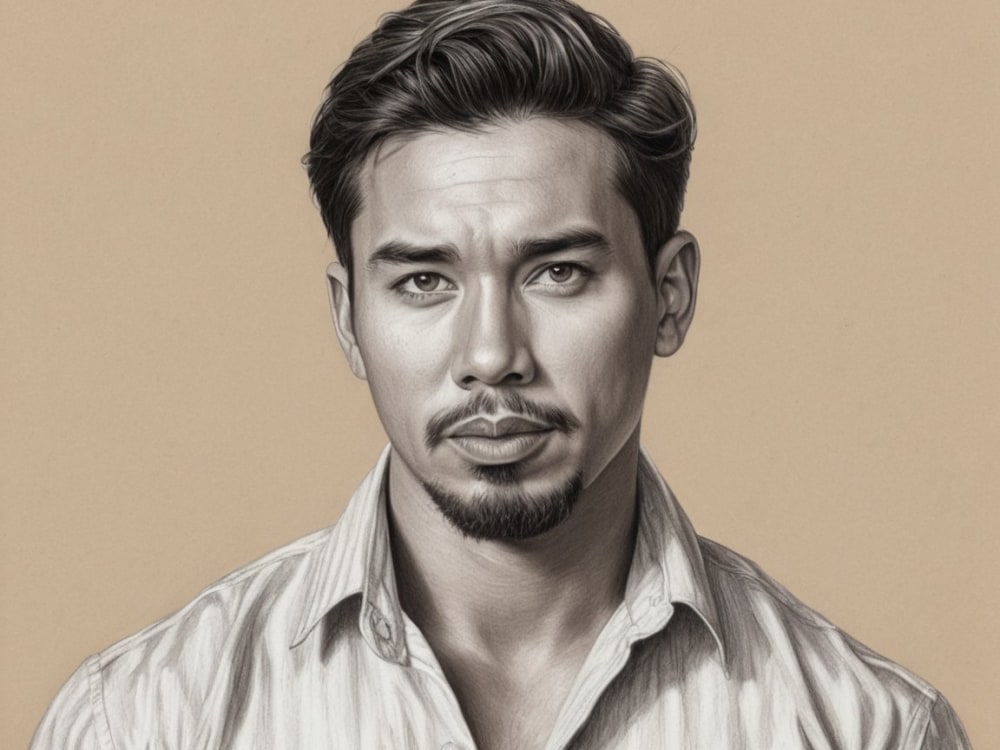 Realistic pencil portrait from a photo within 6 hours | Upwork