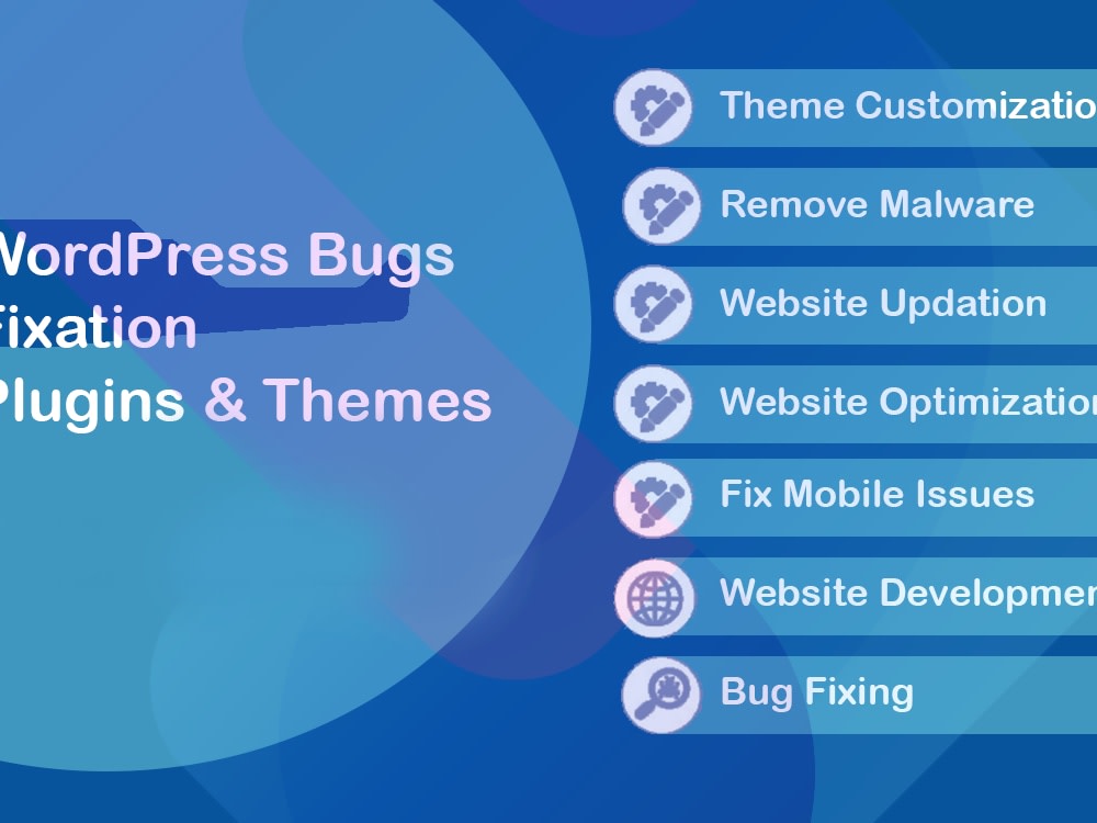 Wordpress, plugins themes issues, errors and bugs fixes | Upwork