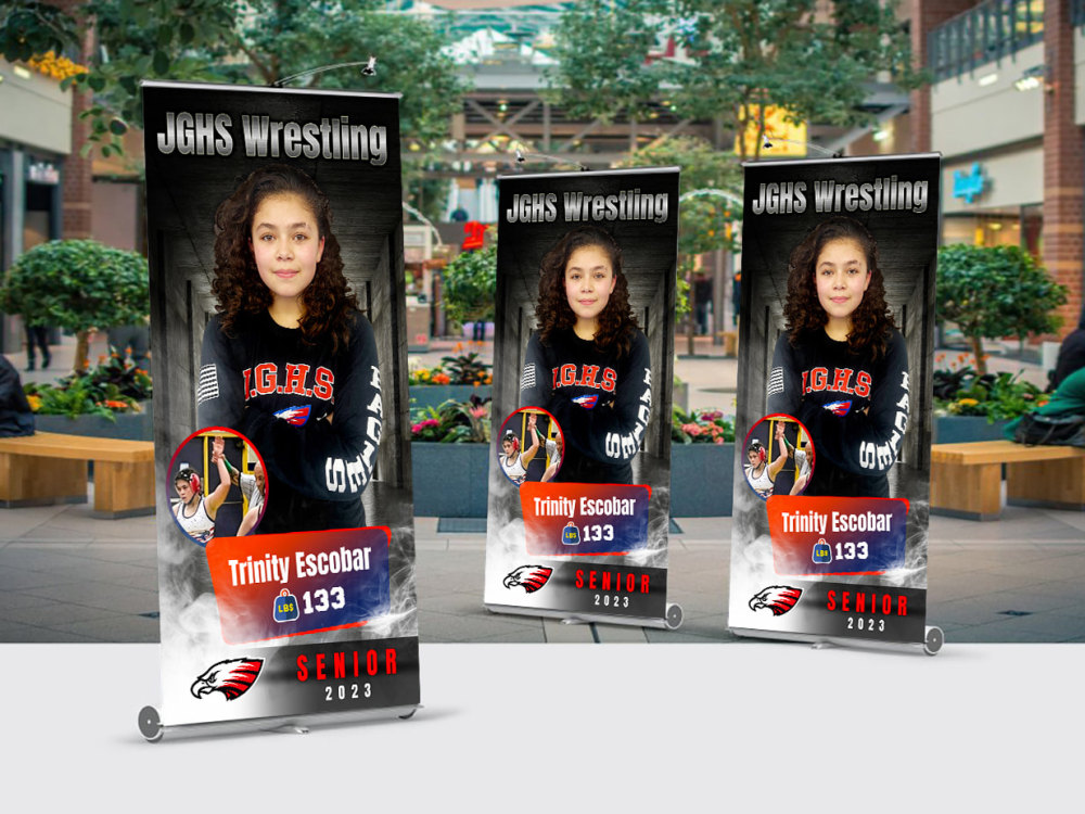 An amazing eye-catching SIGNAGE / BILLBOARD /BACKDROP design | Upwork