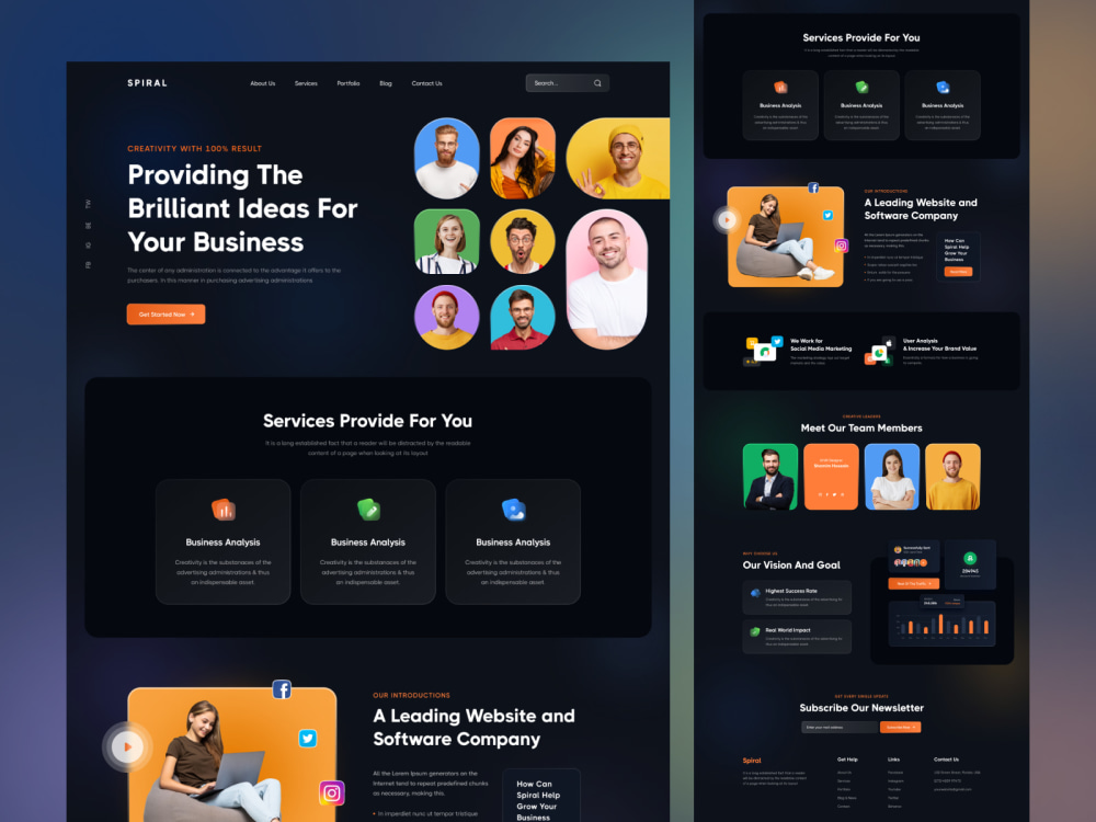 Website Landing Page UI UX design in Figma | Website development | Upwork