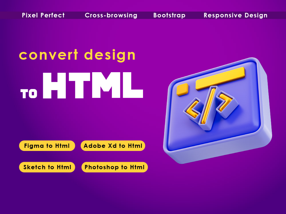 Expert HTML/CSS development – PSD/XD/Figma to HTML5 | Upwork