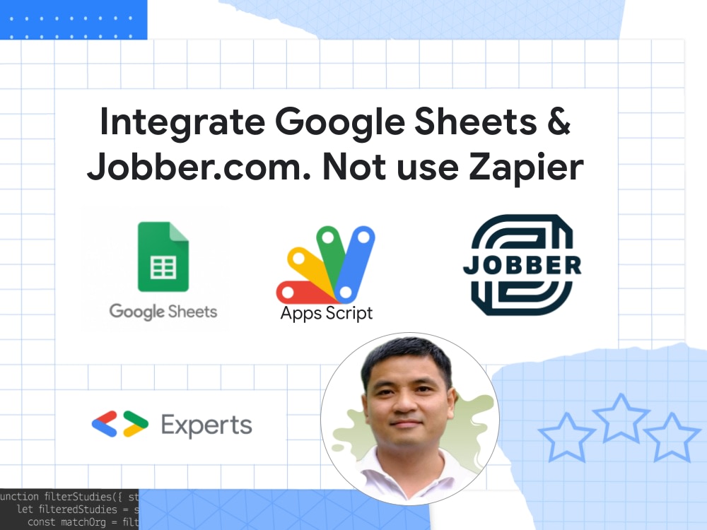 An integration between Google Sheets with Jobber without using Zapier | Upwork