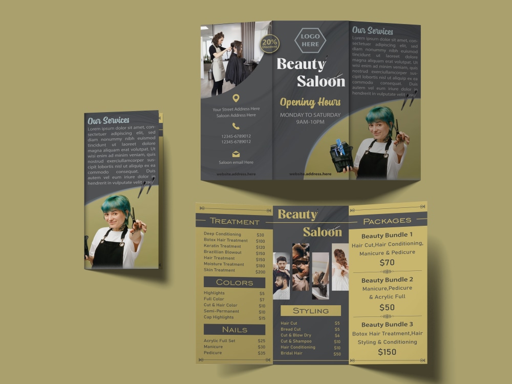 A Professional Tri Fold Brochure Design. | Upwork