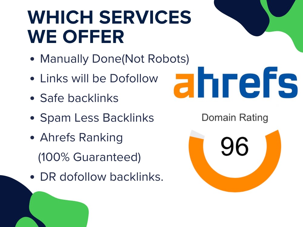 Increase Ahrefs Domain Rating DR 50 plus With Manual Backlinks | Upwork
