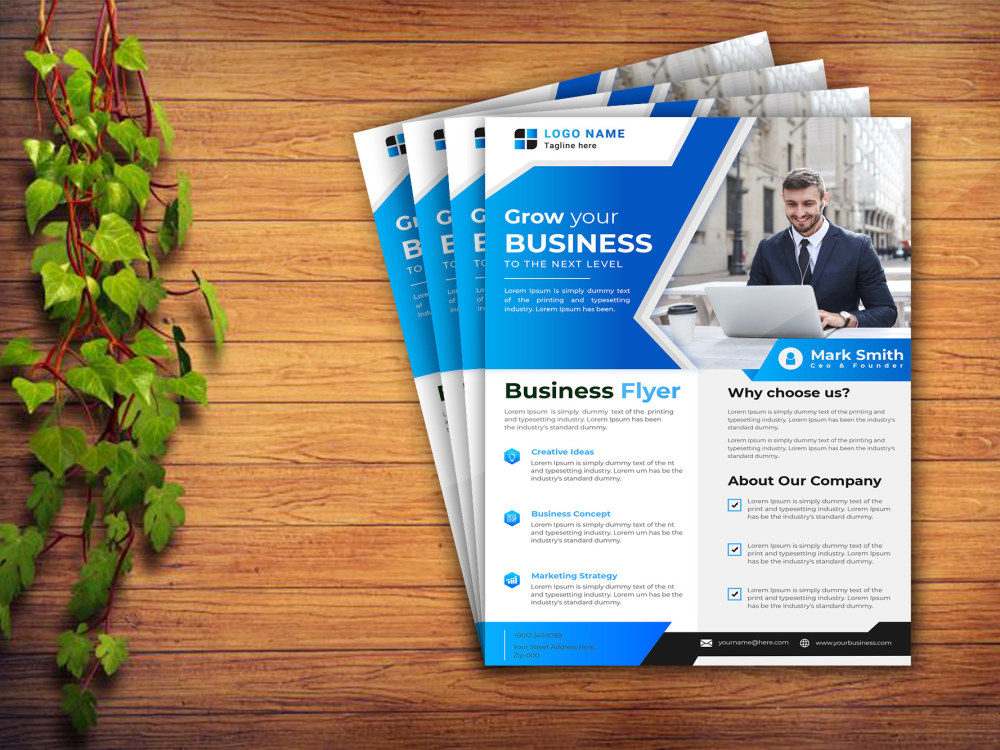 Professional Business flyer design for your brand | Upwork