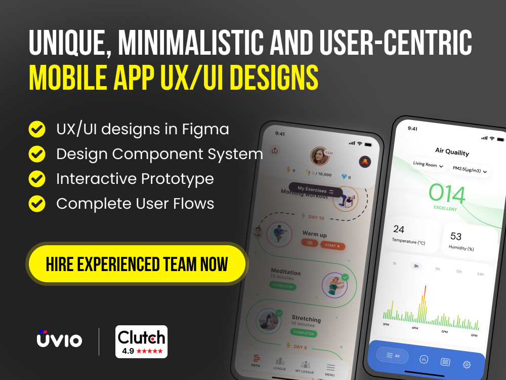 Unique, User-Centric UX/UI Designs for the Mobile App | Upwork