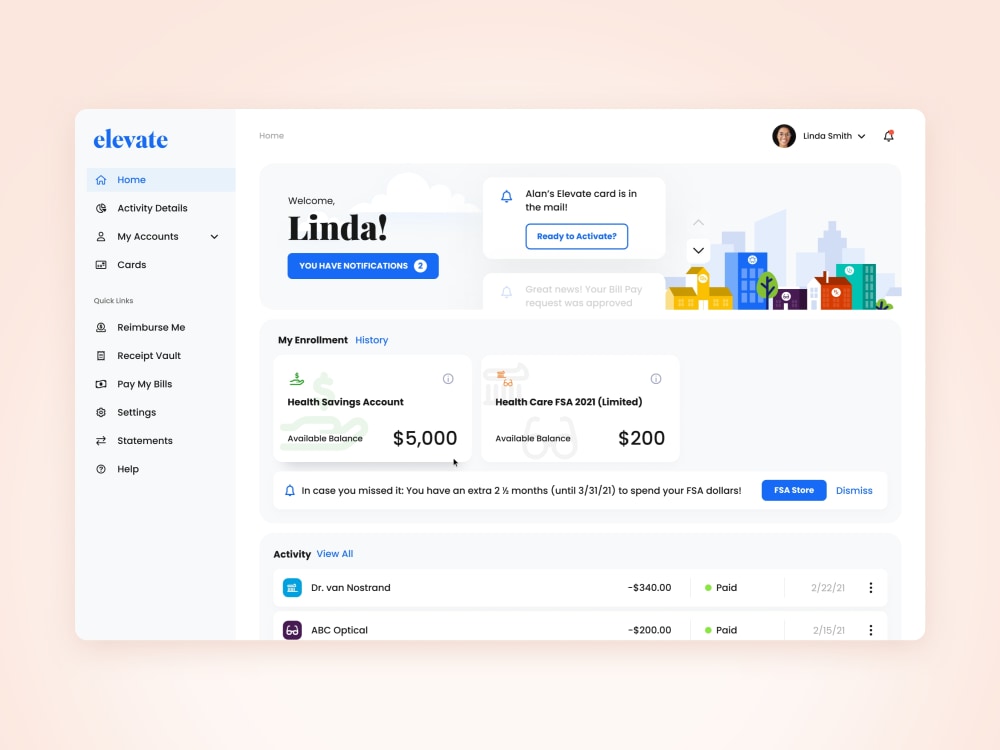 Professional and Minimalistic B2C/B2B SaaS App UX UI Designs | Upwork