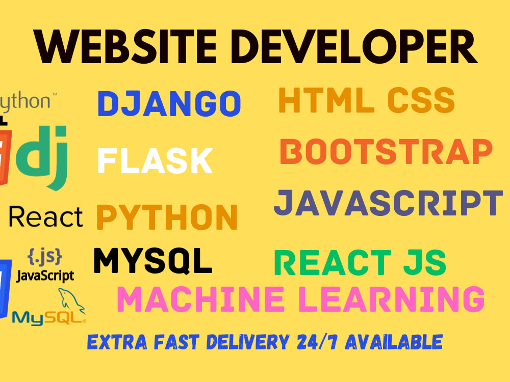 Html Css Javascript React Js Flask Django Sql Projects Upwork